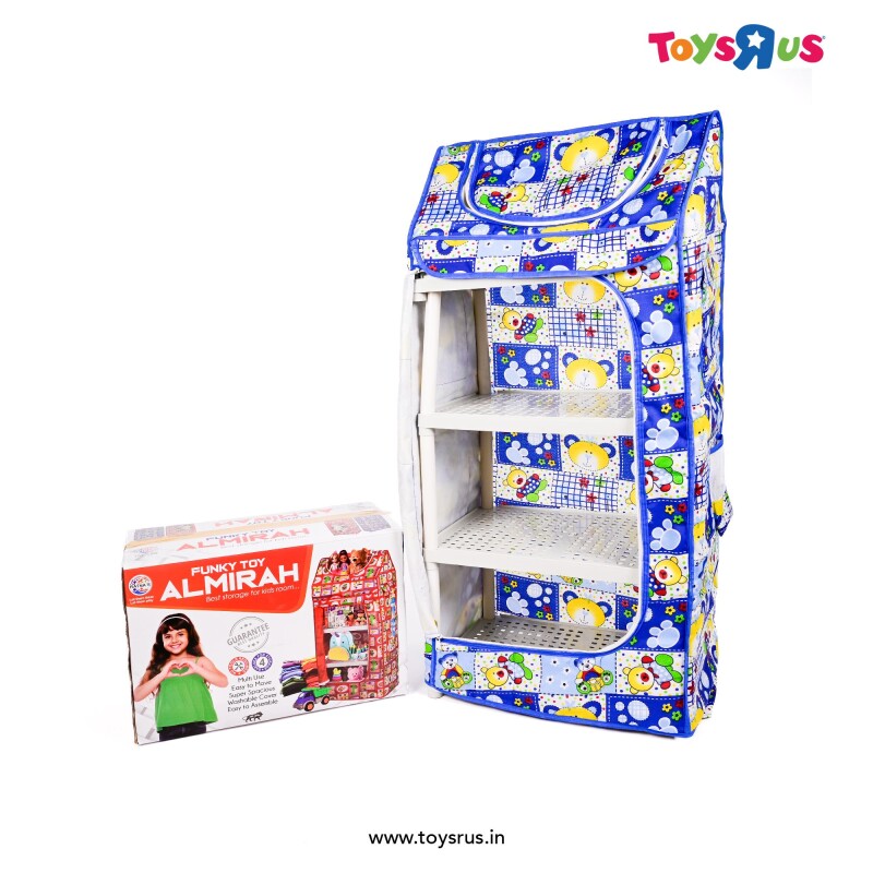 Buy Ratnas Magic Toy Almirah Wardrobe Toy Storage And Clothing Storage for Kids With Wheels. Easily Movable And Foldable Red Toysrus India Official Online Store
